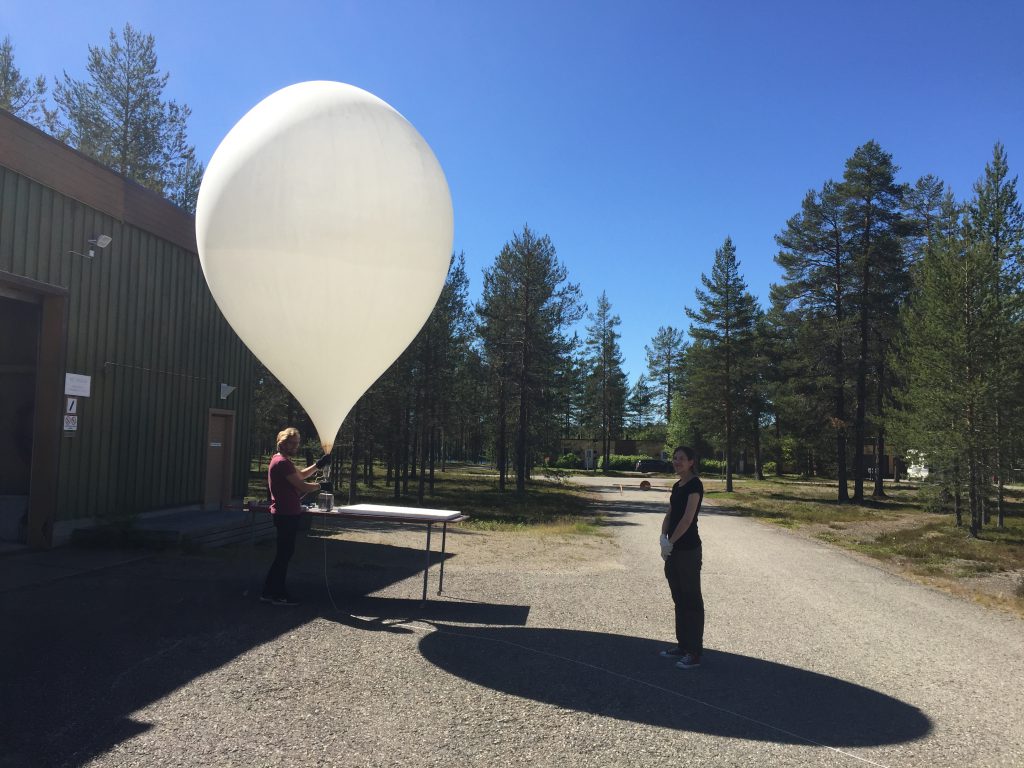 High-altitude weather balloons help to discover greenhouse gases in the ...