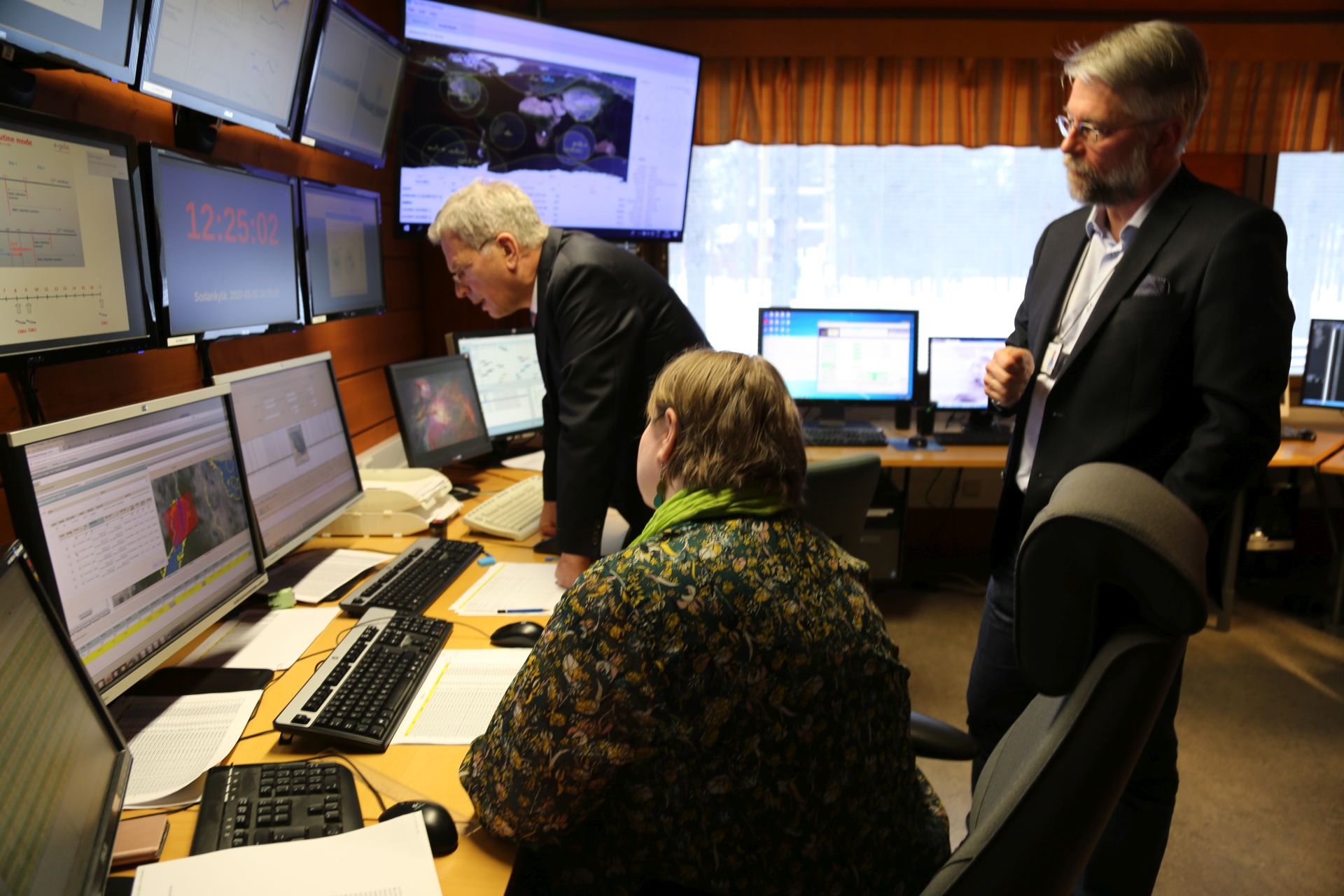 President Niinistö visited the FMI Arctic Space Centre – FMI-SPACE